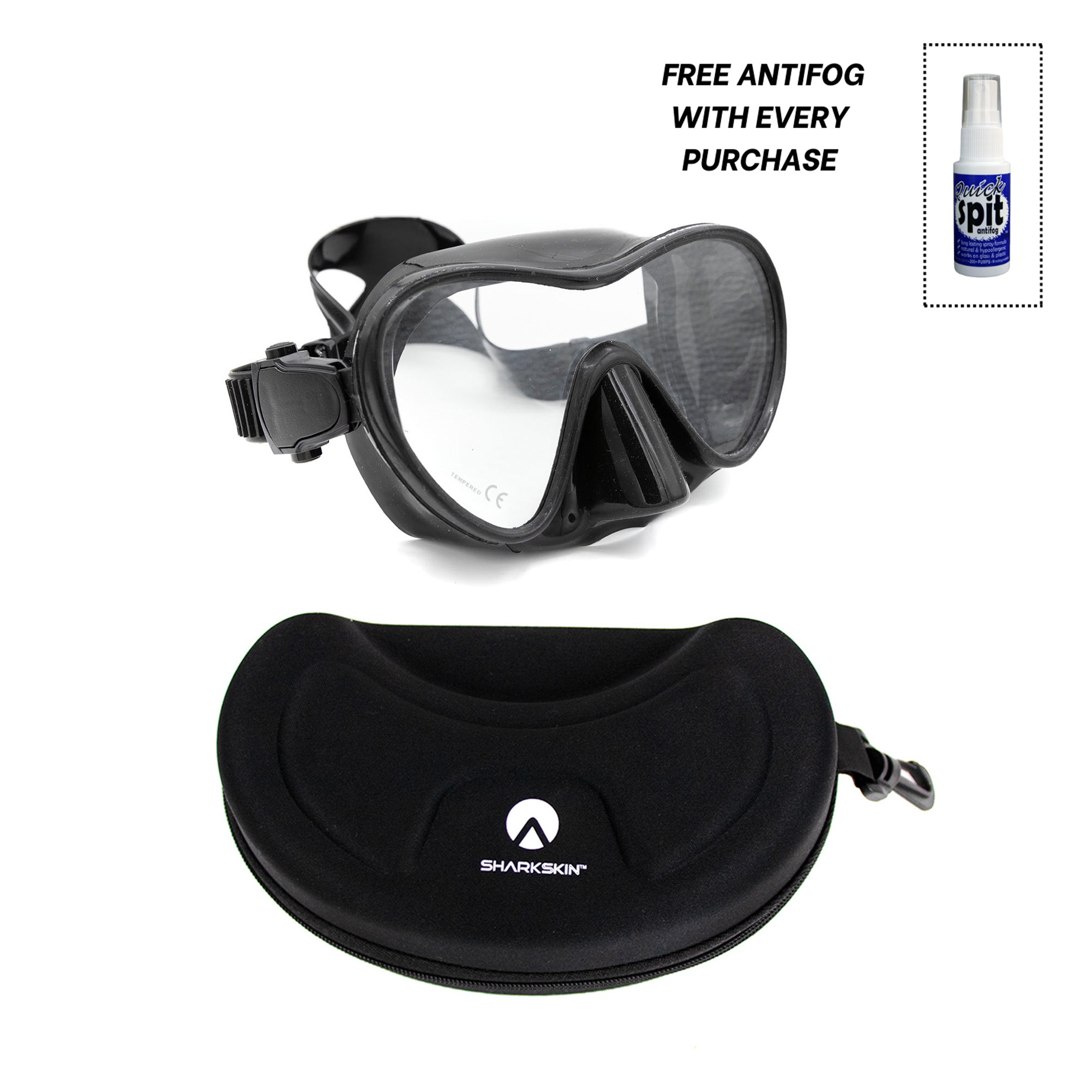 SOFTSEAL MONO LENS MASK ADULT + FREE ANTI-FOG – Sharkskin Australia